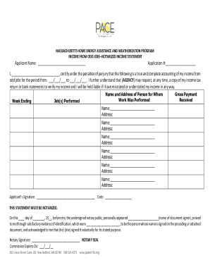 Fillable Online NOTARIZED INCOME STATEMENT Fax Email Print - pdfFiller