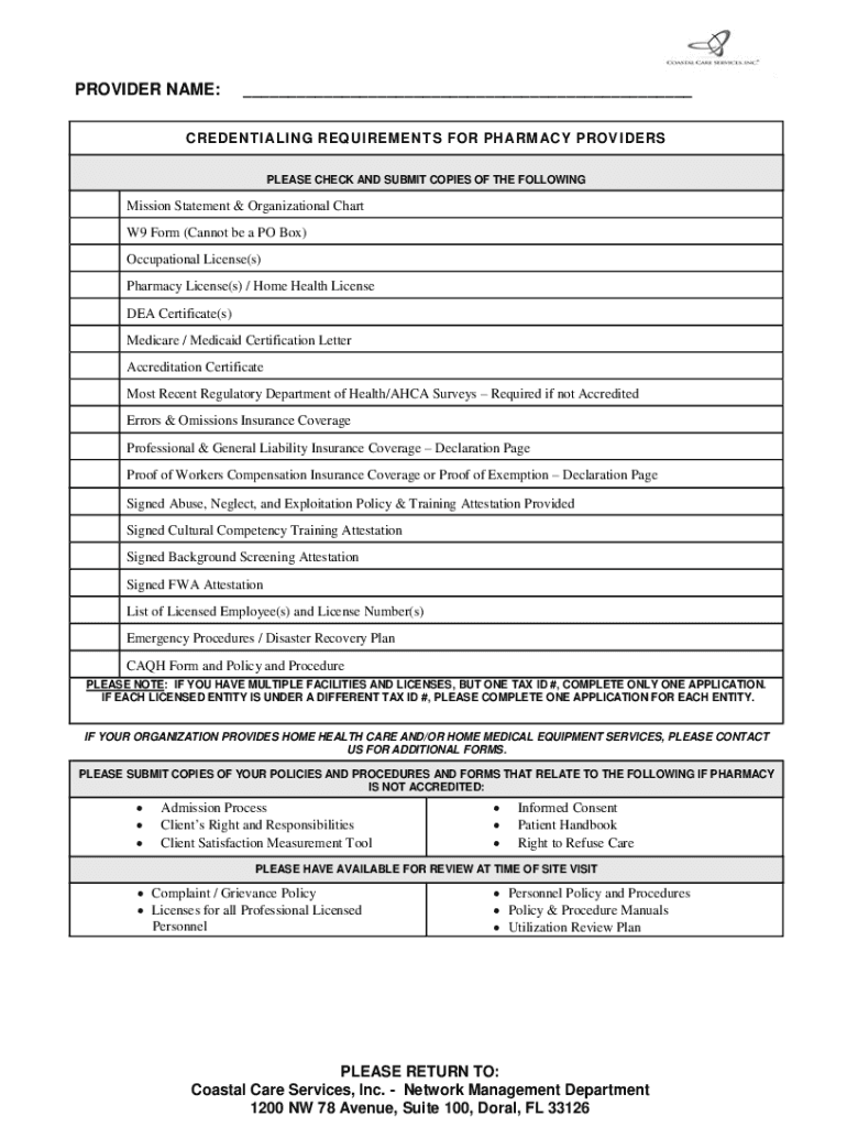 Fillable Online Pharmacy manuals and forms Fax Email Print - pdfFiller