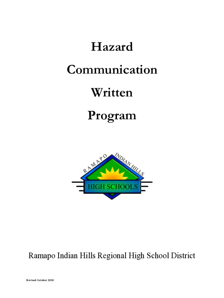 Fillable Online Hazard Communication Program - Home ors.od.nih.gov Fax Email Print - pdfFiller