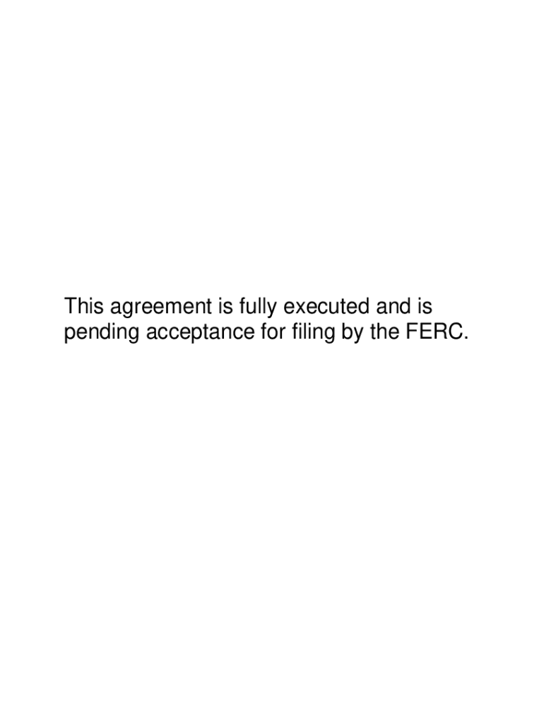 Fillable Online This agreement is fully executed and is pending ...