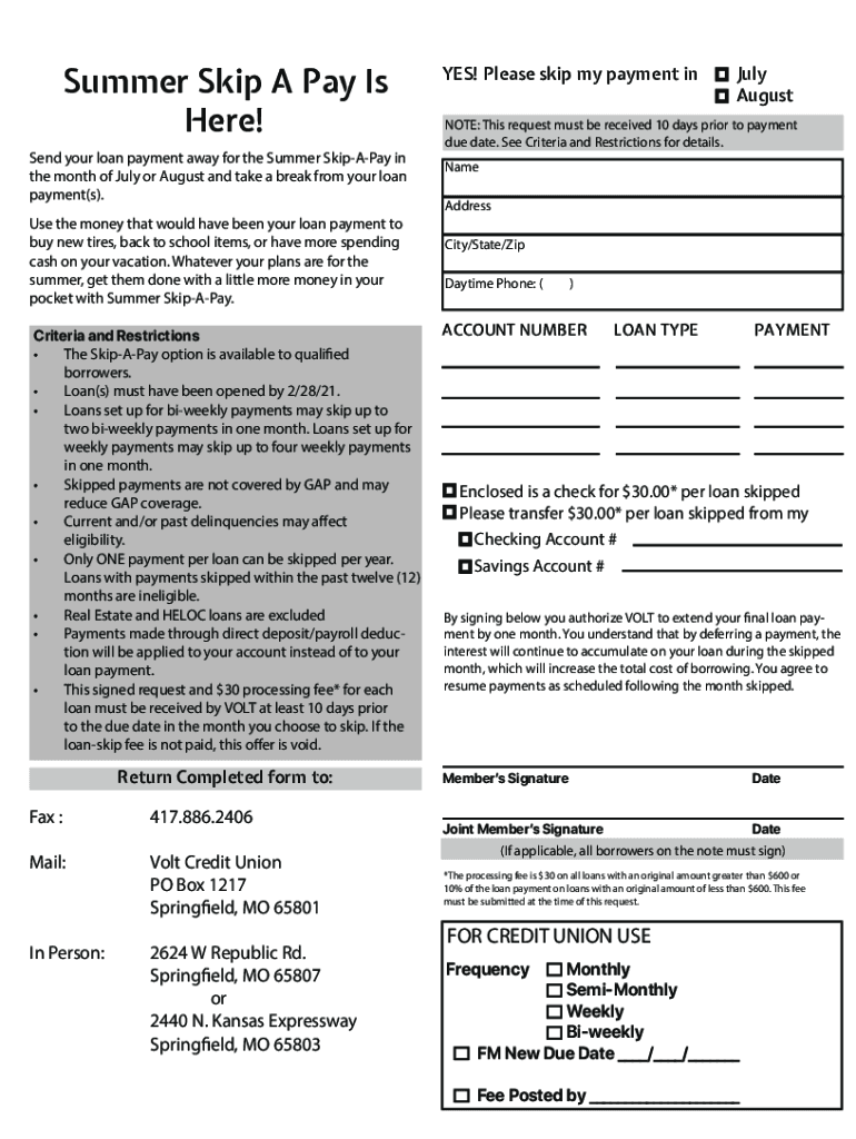Fillable Online Skip Form Fax Email Print - pdfFiller