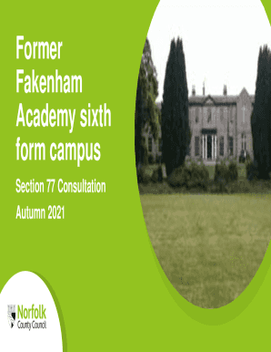 Fillable Online Former sixth form site could serve children with ...