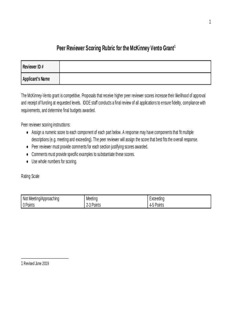 mckinney-vento homeless education grant application Doc Template | pdfFiller