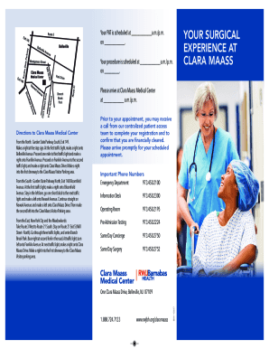 Fillable Online Same Day Surgery Brochure. Same Day Surgery Brochure ...