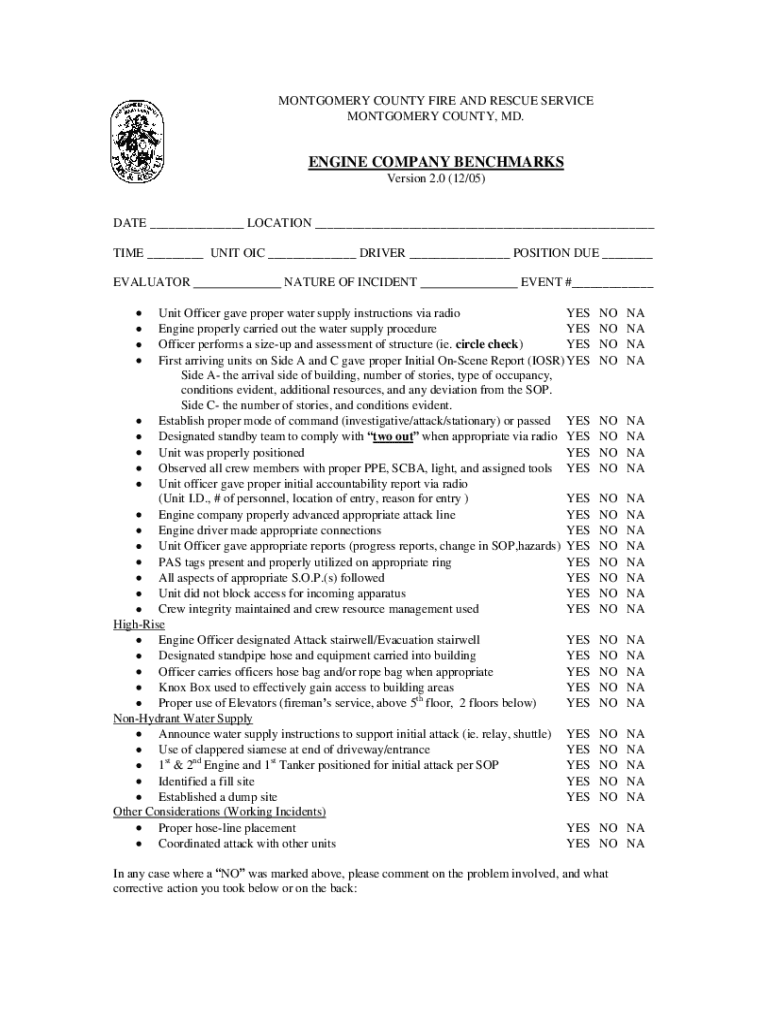 Fillable Online DFRS Engine Benchmarks Version 2.0.doc Fax Email Print ...