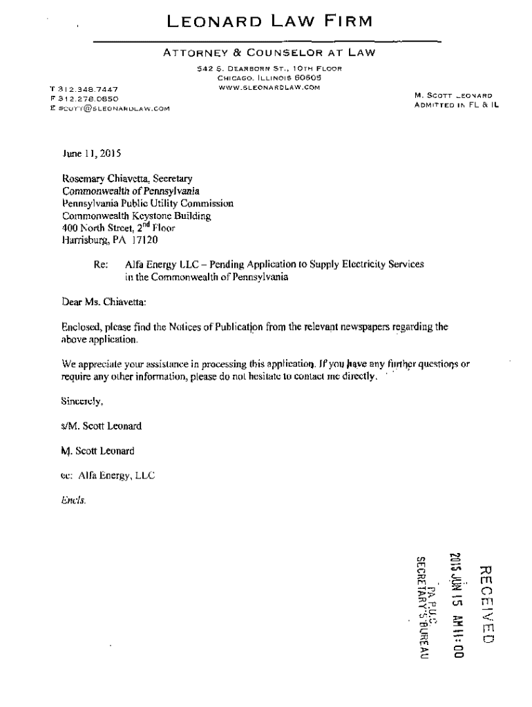 Fillable Online Leonard Lybarger - Attorney at law Fax Email Print ...