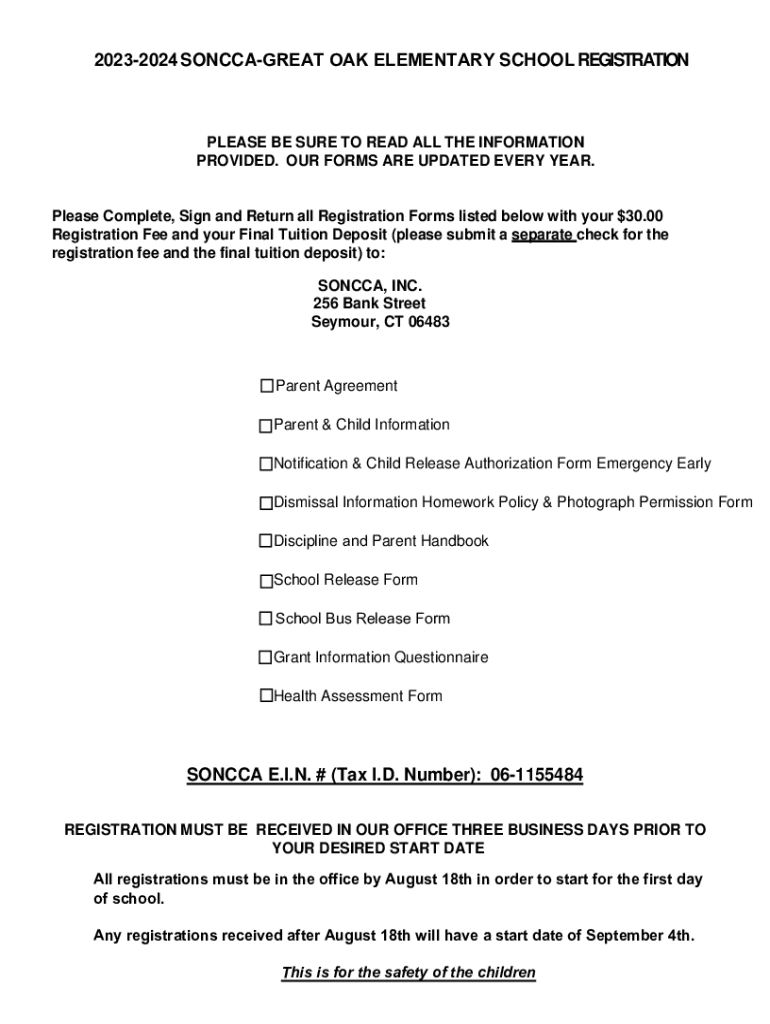 Fillable Online Parents and Student Resources - Great Oak Elementary School Fax Email Print ...