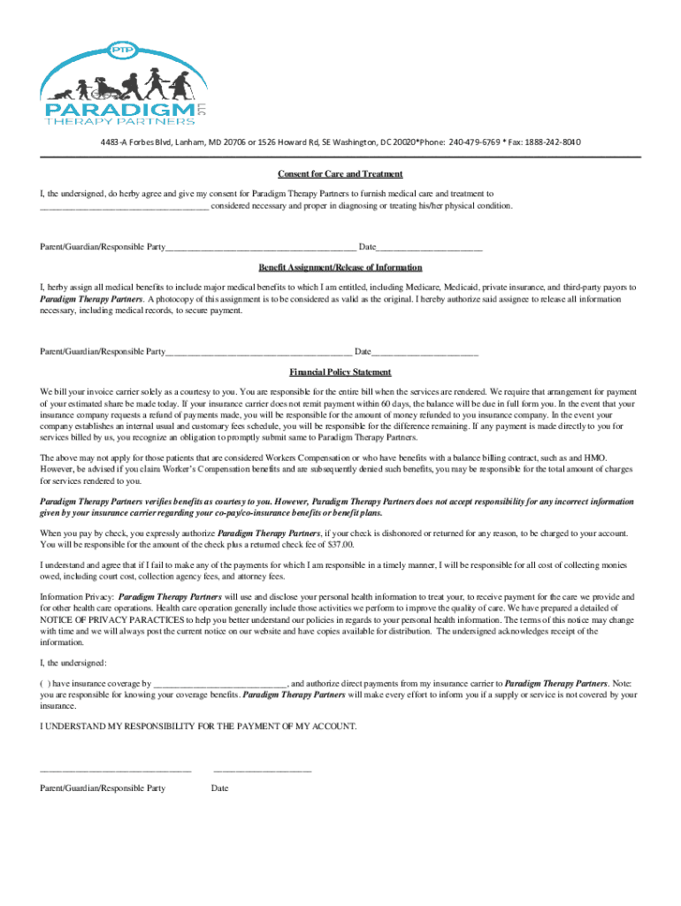 Fillable Online Informed Consent for Telemedicine Services PATIENT NAME Fax Email Print - pdfFiller