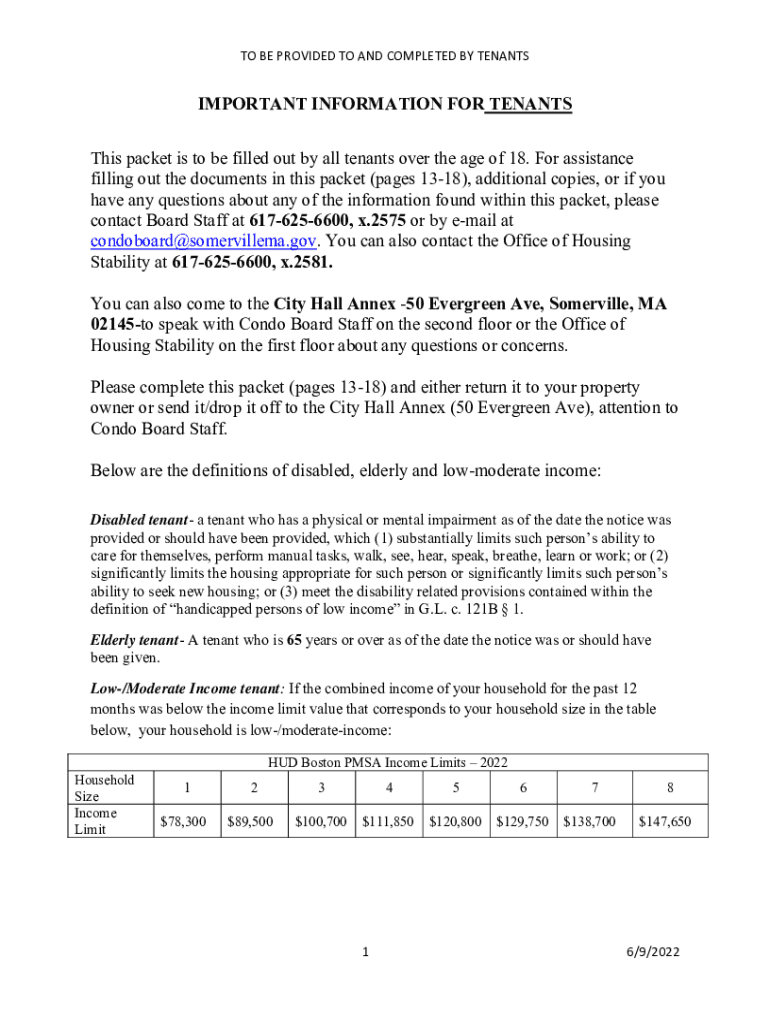 Fillable Online Tenant Notice Form Fax Email Print - pdfFiller