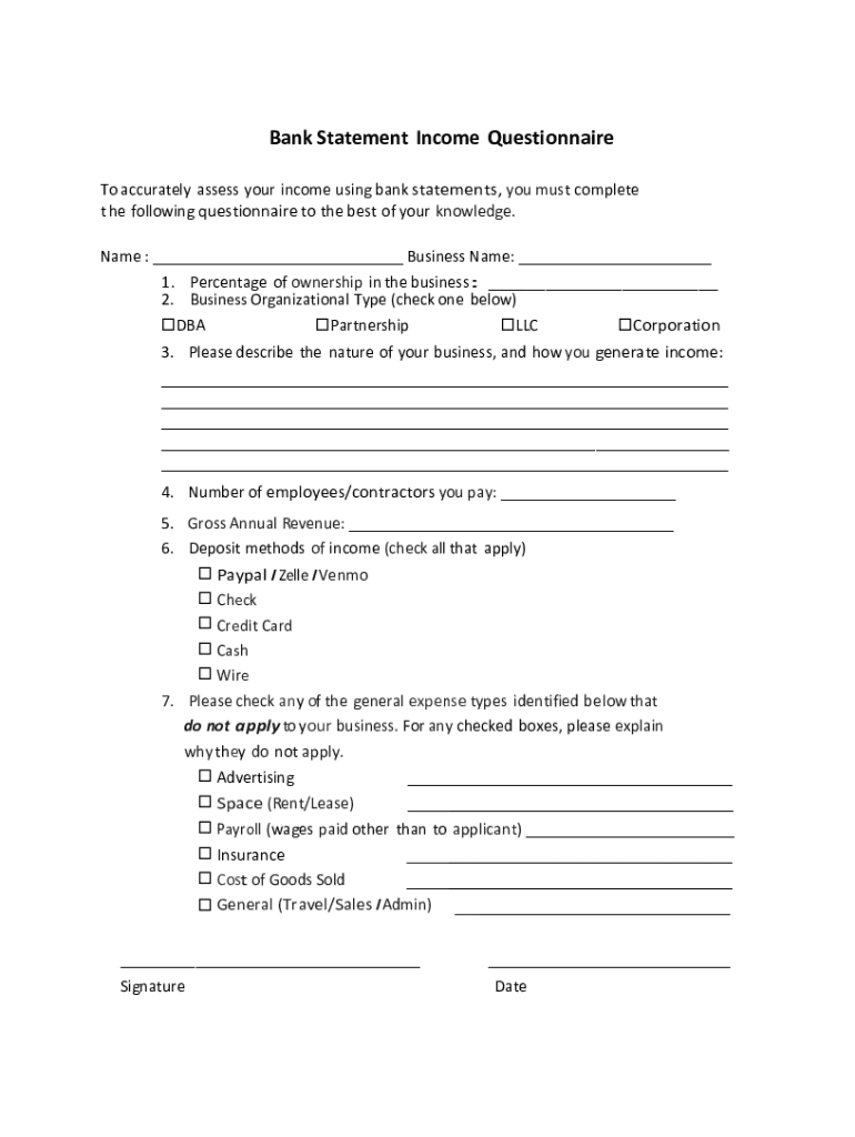 Fillable Online Bank Statement Fax Email Print - pdfFiller