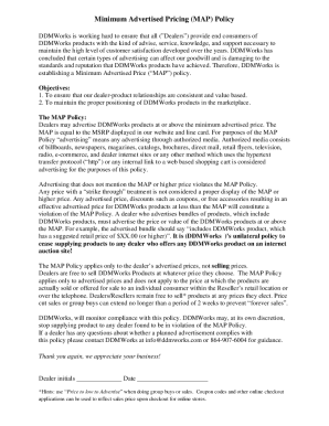 Fillable Online The Complete Guide to MAP Pricing Fax Email Print ...
