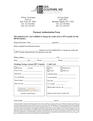 Fillable Online Credit card & EFT authorization form 2022.docx Fax ...