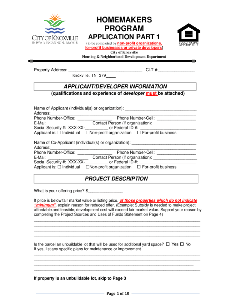 Fillable Online HOMEMAKERS PROGRAM FACT SHEET Fax Email Print - pdfFiller