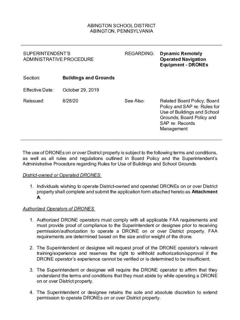 Fillable Online Rules for Use of School Grounds and Buildings Fax Email ...