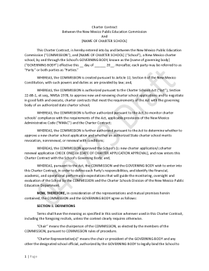 Fillable Online Charter Contract Sample Clauses Fax Email Print - pdfFiller