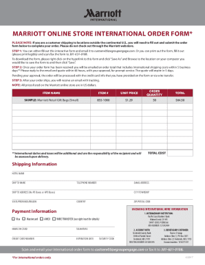 Fillable Online Marriott International CareersFind Job & Career ...
