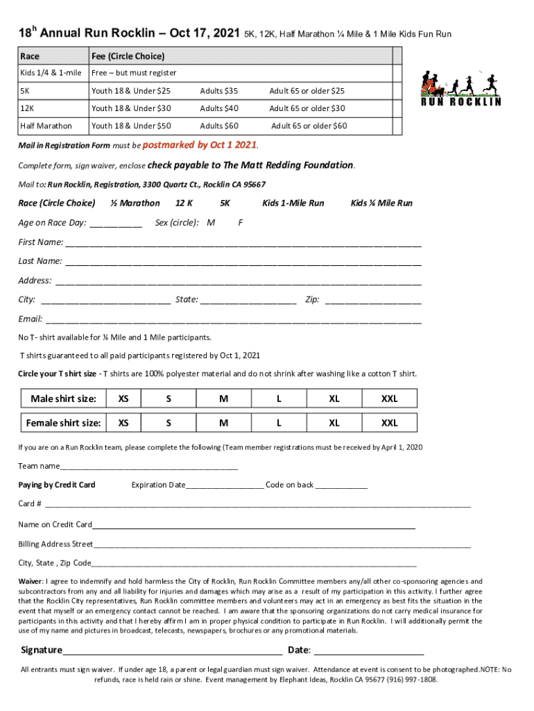 Fillable Online Complete form, sign waiver, enclose check payable to ...