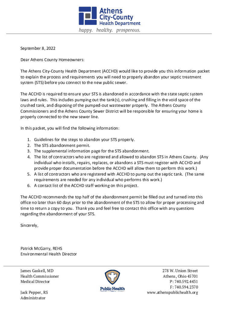 Fillable Online Athens City-County Health Department Fax Email Print ...