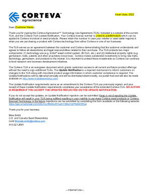 Fillable Online Corteva Agriscience Signs Agreement With Gaago to ... Fax Email Print - pdfFiller