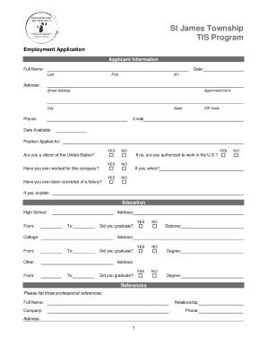 Fillable Online TIS Postings Fax Email Print - pdfFiller