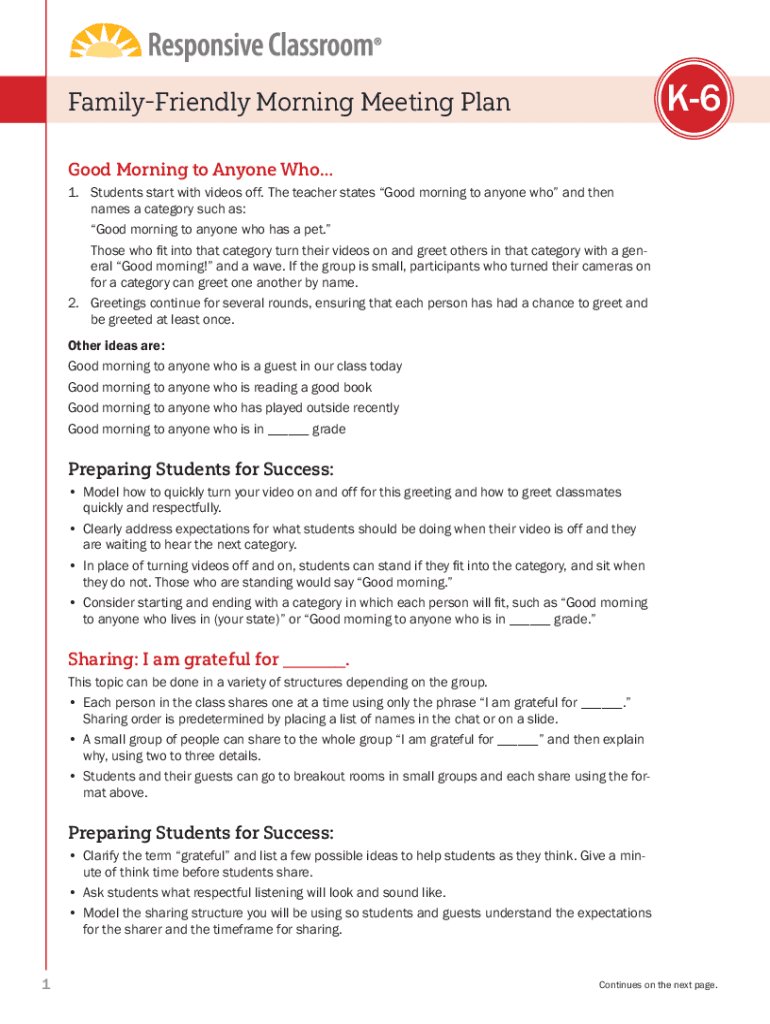 Fillable Online 15 Fun Greetings, Shares, and Activities for Safe ...