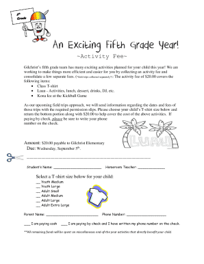 Fillable Online Home - Fun in 5th Grade & MORE Fax Email Print - pdfFiller