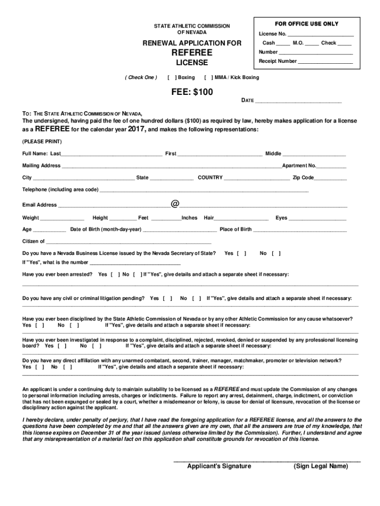Fillable Online boxing nv amended rules and regulations of the arkansas ...