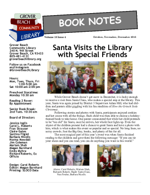 Fillable Online Grover Beach Community Library holds first book sale of ...