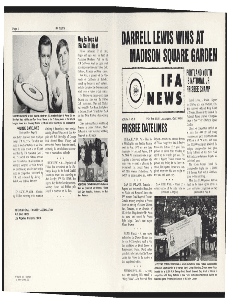 Fillable Online DARRELL LEWIS WINS AT MADISON SQUARE GARDEN Fax Email ...