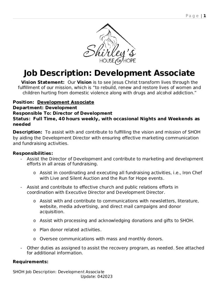 Our Vision is to see Jesus Christ trans lives through ... Doc Template ...