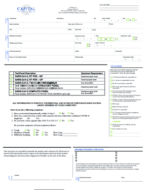 Fillable Online C100 SARS-CoV-2, RT PCR Fax Email Print - pdfFiller