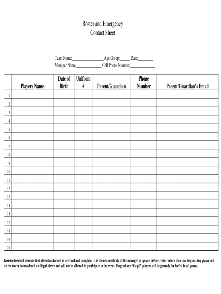 Fillable Online Foster Care Emergency & Disaster Plan Template Fax ...