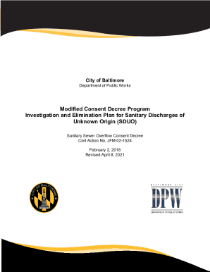 Fillable Online Consent Decree BasicsBaltimore Police Department Fax ...