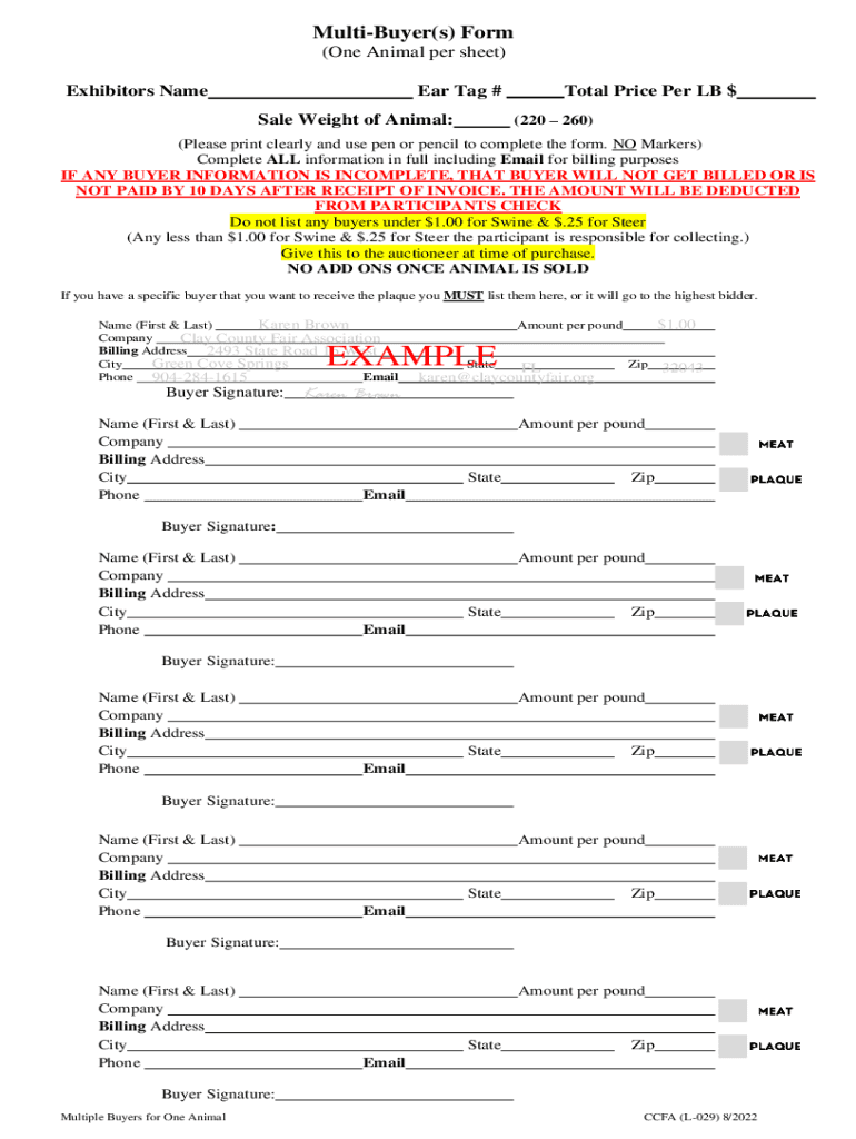 Fillable Online 2020utah junior livestock show associationentry form Fax Email Print - pdfFiller