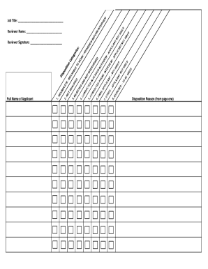 Fillable Online Disposition Reasons: Fax Email Print - pdfFiller