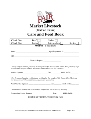 Fillable Online Market Livestock Fax Email Print - pdfFiller