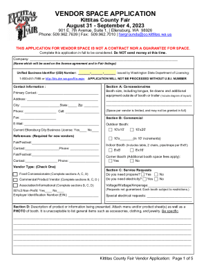 Fillable Online Fair Camping Application Form Fax Email Print - pdfFiller