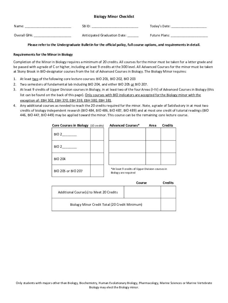 Fillable Online MINOR FORM Fax Email Print - pdfFiller