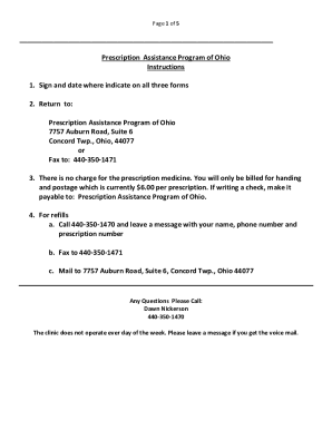 Fillable Online Medication Assistance Form Fax Email Print - pdfFiller