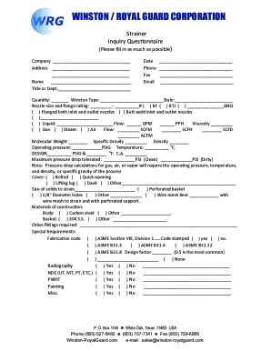 Fillable Online Glossary Of TermsWinston/Royal Guard Corporation Fax ...