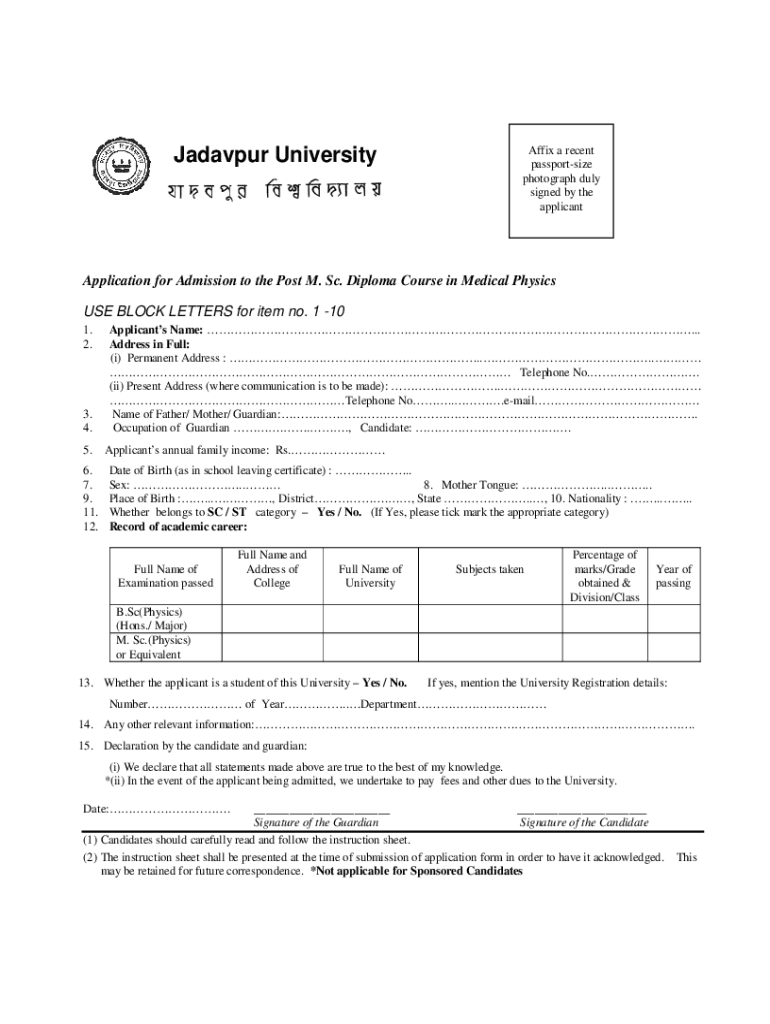 Fillable Online Fillable Online Admission Form 12-13.doc Fax Email ...