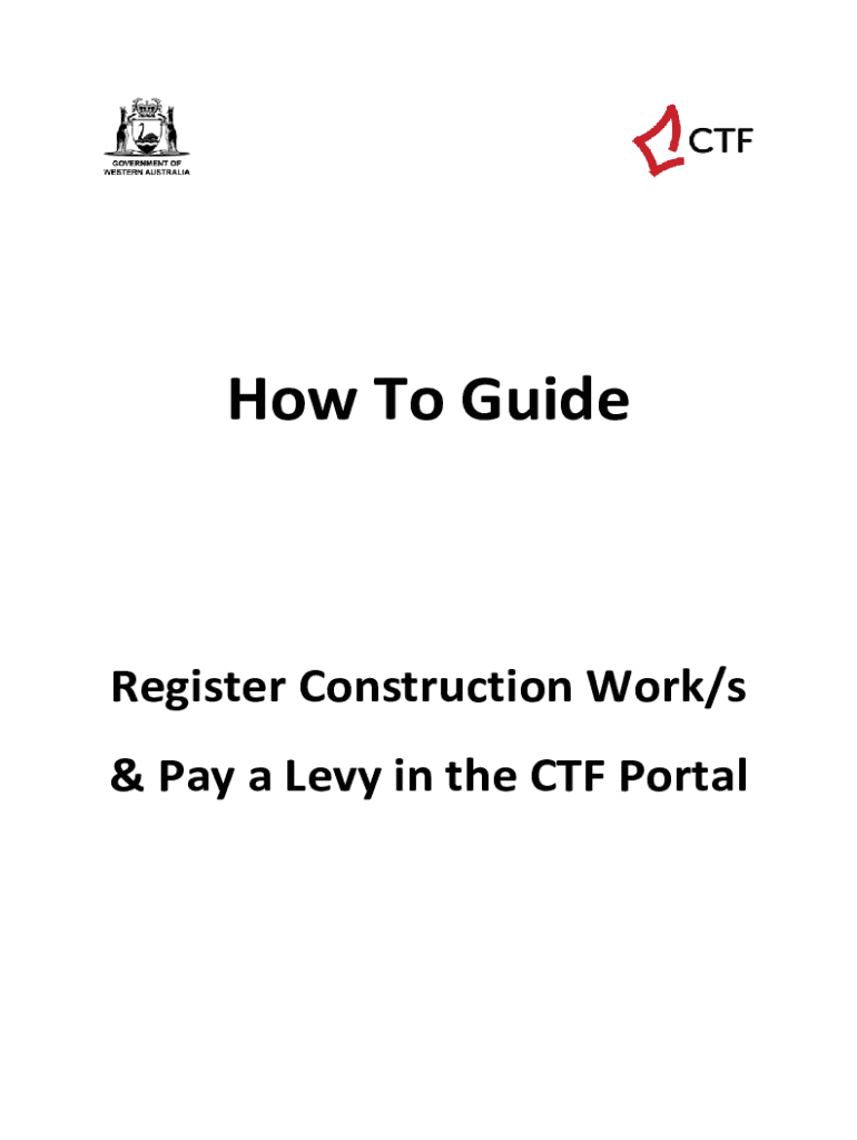 Fillable Online How To Create a Work in Progress Construction Report ...