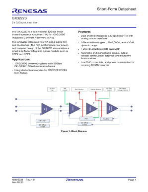 Fillable Online GX32223 Short-Form Datasheet Fax Email Print - pdfFiller