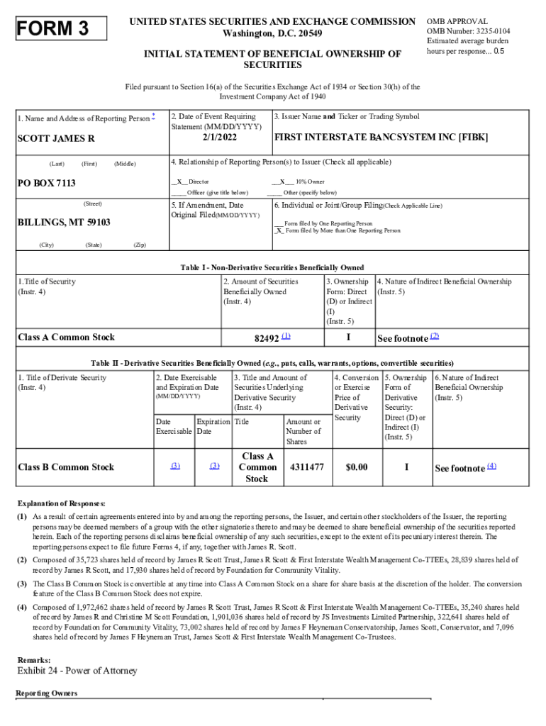 Fillable Online SCOTT JAMES R Fax Email Print - pdfFiller