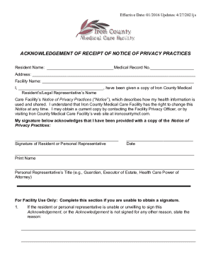 Fillable Online acknowledgement of receipt Fax Email Print - pdfFiller