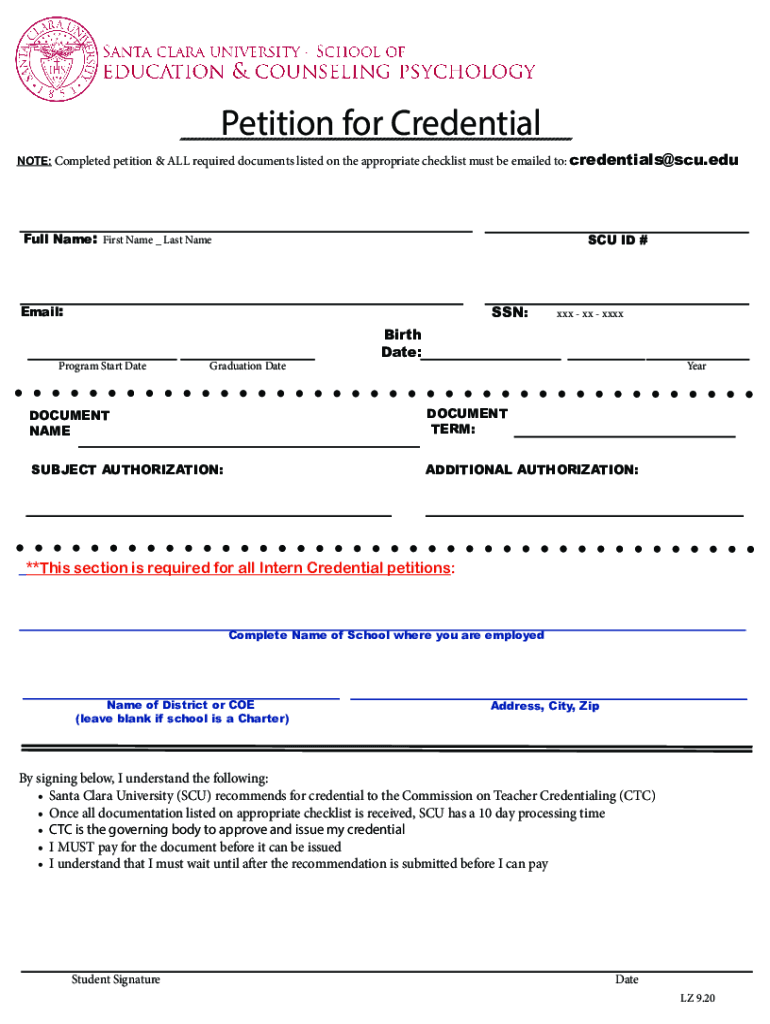 Fillable Online Online Credential Request Fax Email Print - pdfFiller