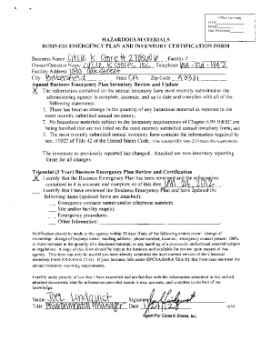 Fillable Online docs bakersfieldcity Business Emergency Plan and ...