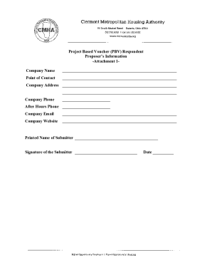 Fillable Online Request For Proposals Regional PBV Fax Email Print ...