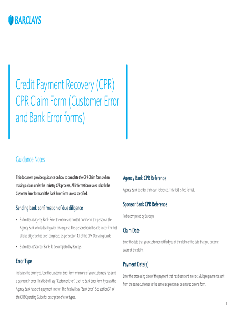 Fillable Online Guidance Notes on how to complete the Claim forms Fax ...