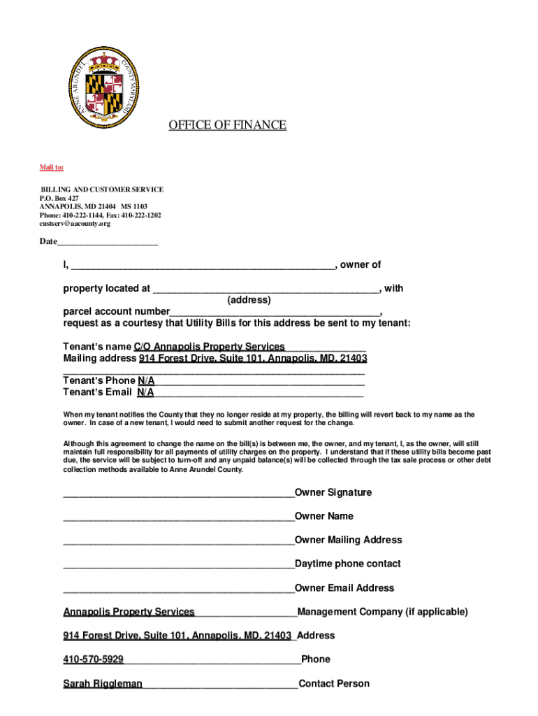 Fillable Online Utility and Tax Bill Payment Information Fax Email Print - pdfFiller